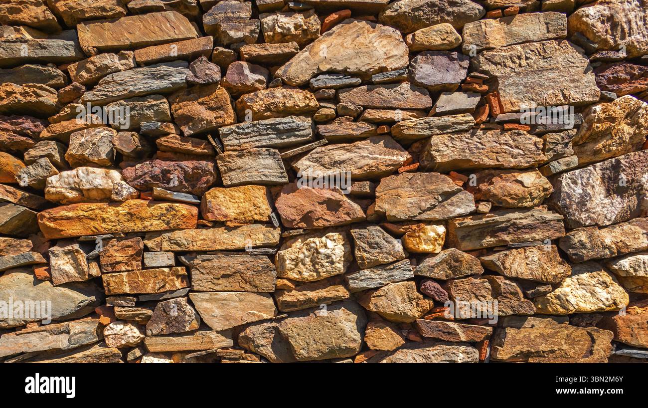 Natural Stone Wall Textured Background Design Stock Photo - Alamy
