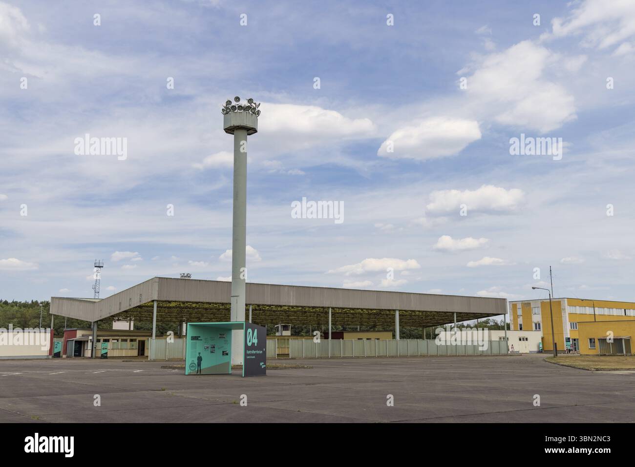 Helmstedt -Marienborn Germany, August 4, 2022: Memorial and museum ...