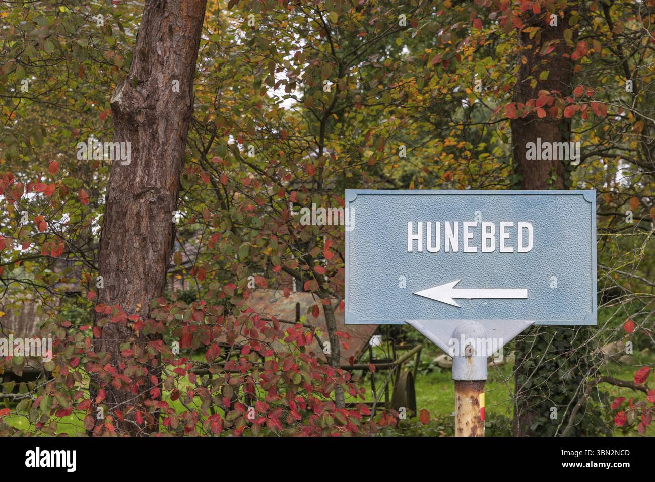 Drouwen, The Netherlands - October 15, 2022: Name and direction sign ...