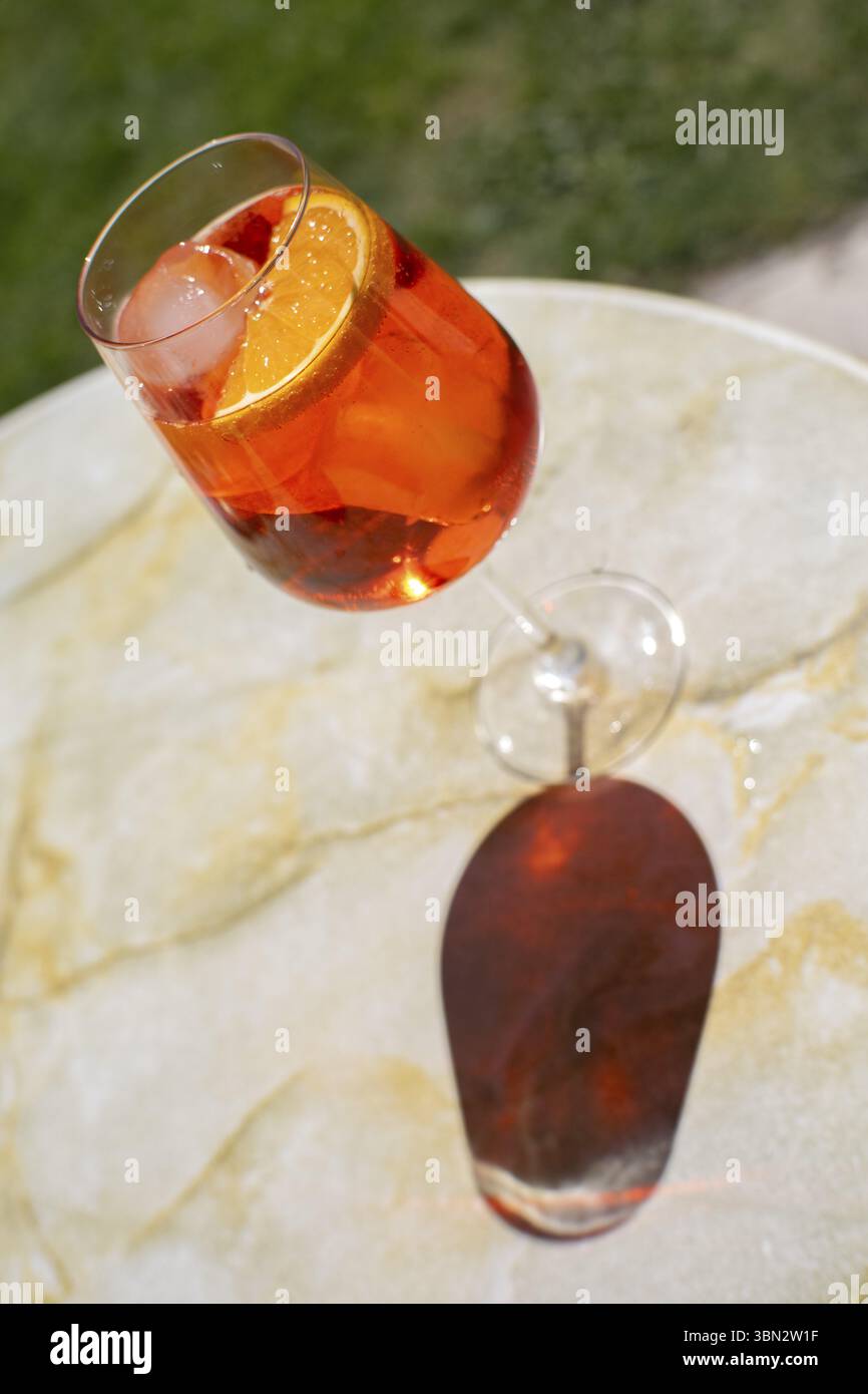 Aperol Italian Bitter Aperitif Stock Photo - Alamy