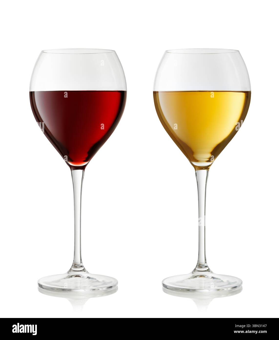 Glasses wine set Cut Out Stock Images & Pictures - Alamy