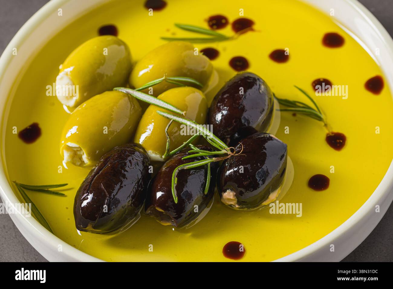 Olive oil in green hi-res stock photography and images - Alamy