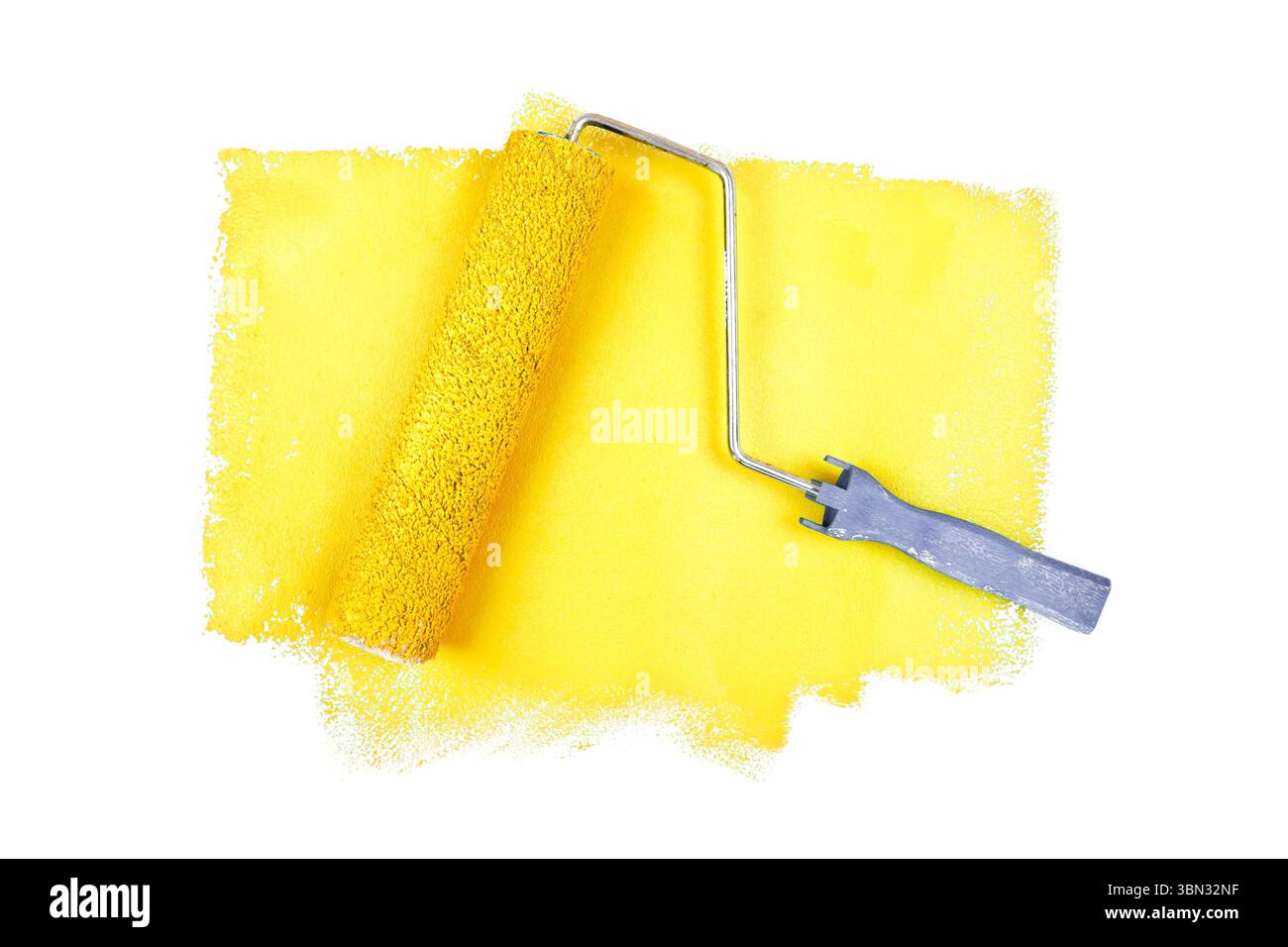 Paint roller over wall hi-res stock photography and images - Alamy