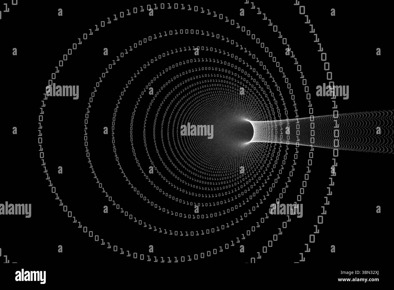 Spiral wave black and Black and White Stock Photos & Images - Alamy