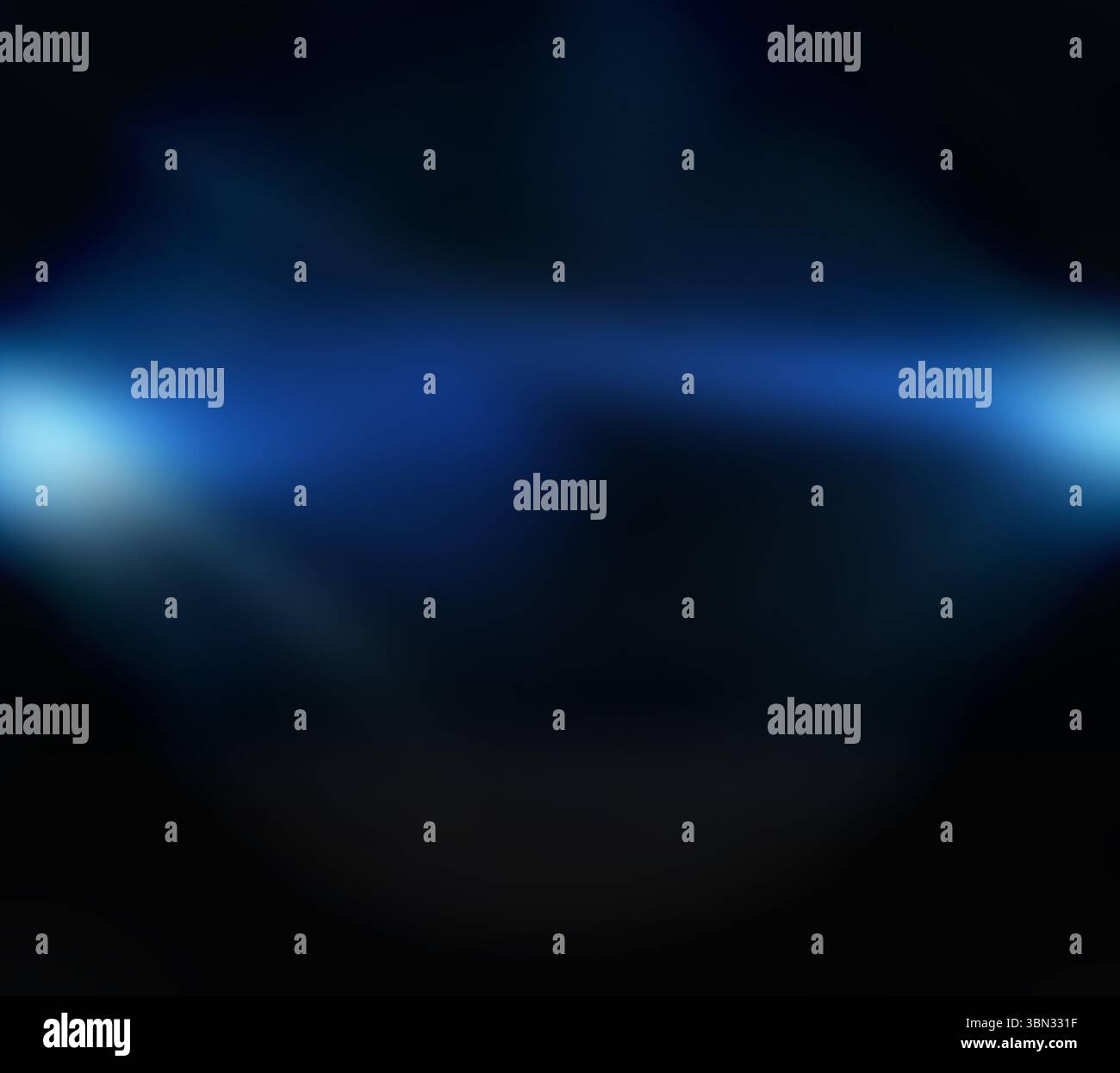 horizontal blue light beam is glowing in flat design digital abstract ...