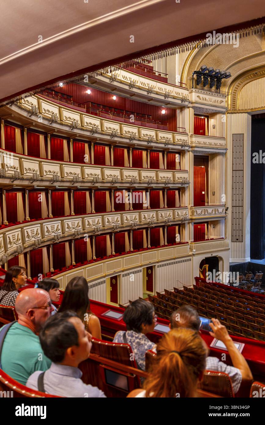 Vienna, Austria - September 8, 2024: Interior of Vienna State Opera ...