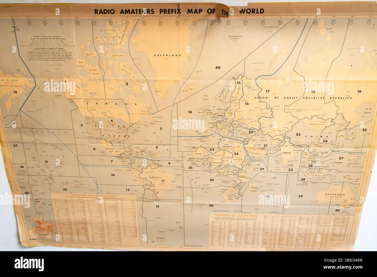1950s world map hi-res stock photography and images - Alamy