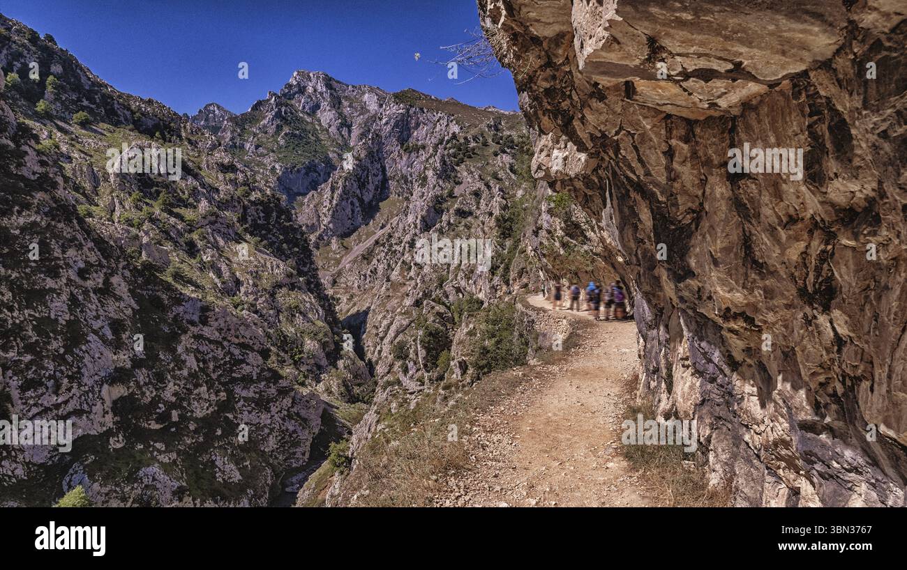 Ruta del Cares, Cares Trail Trekking Path, Picos de Europa National ...