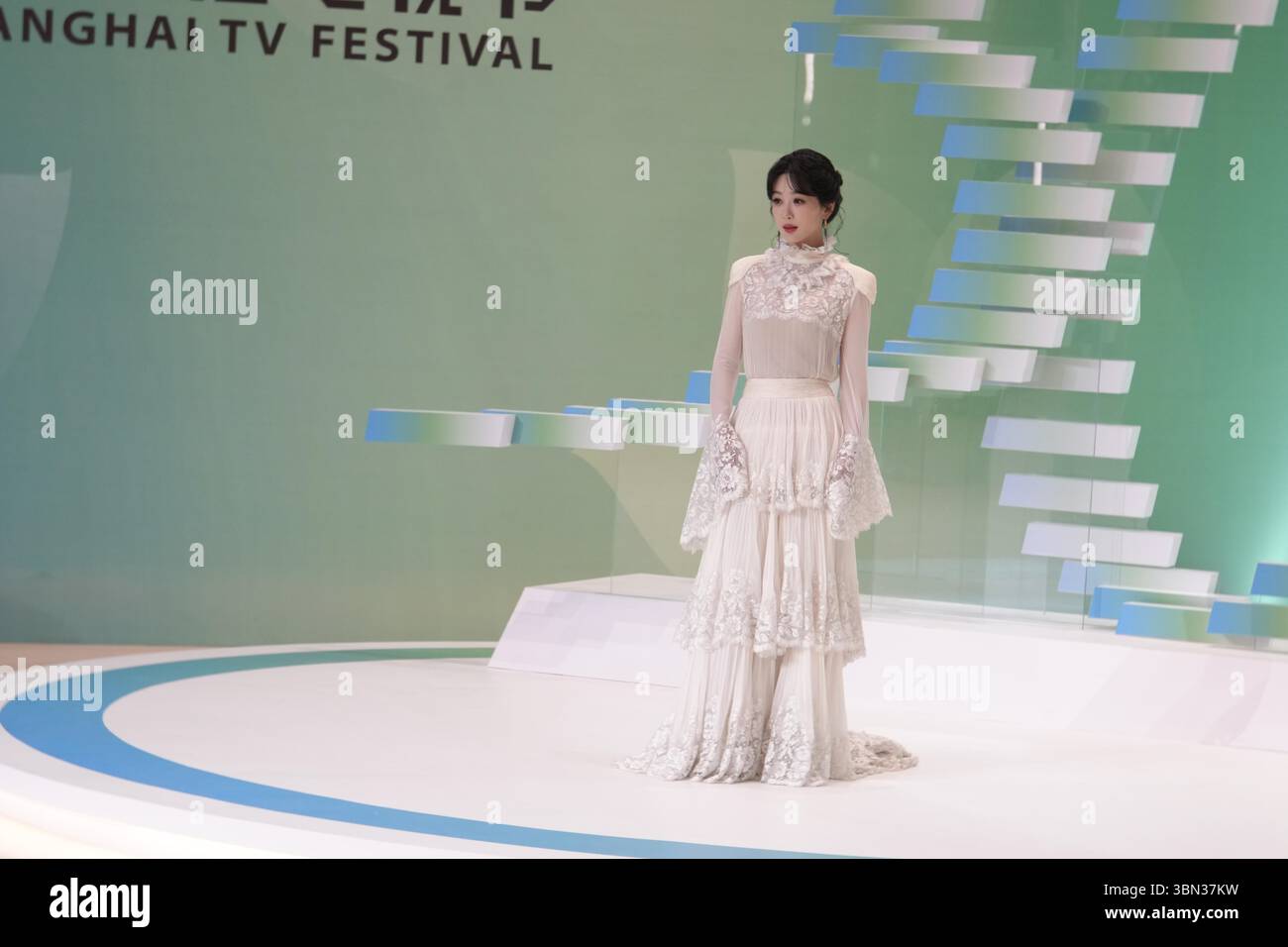 Chinese actress and singer Yang Zi attends the 30th Shanghai Television ...