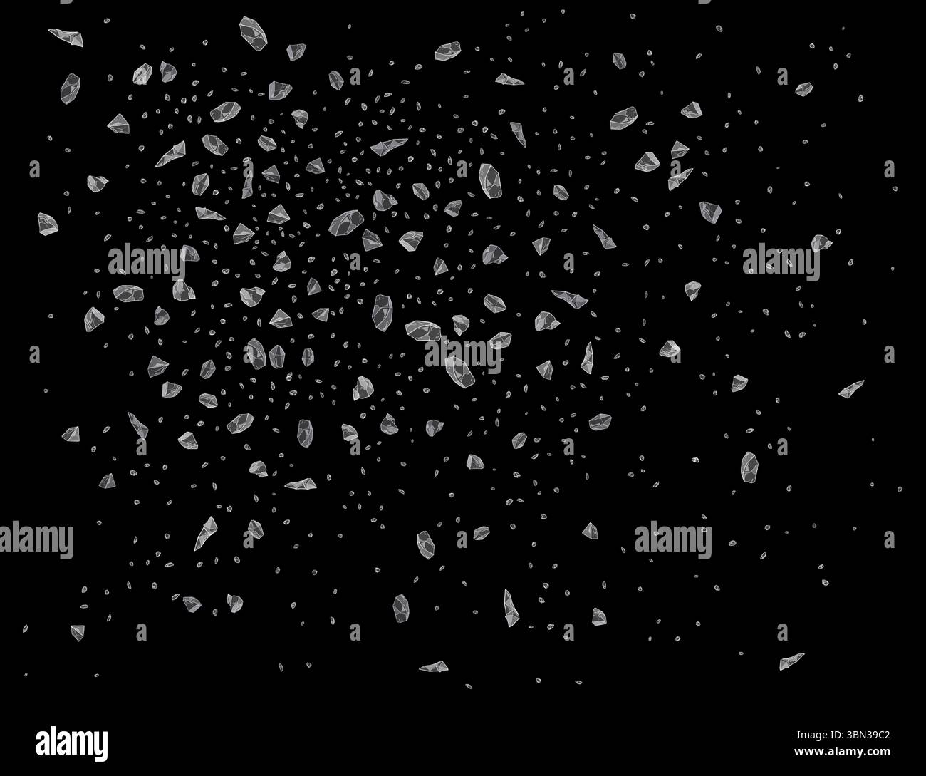 Small granular particles creating abstract hi-res stock photography and ...