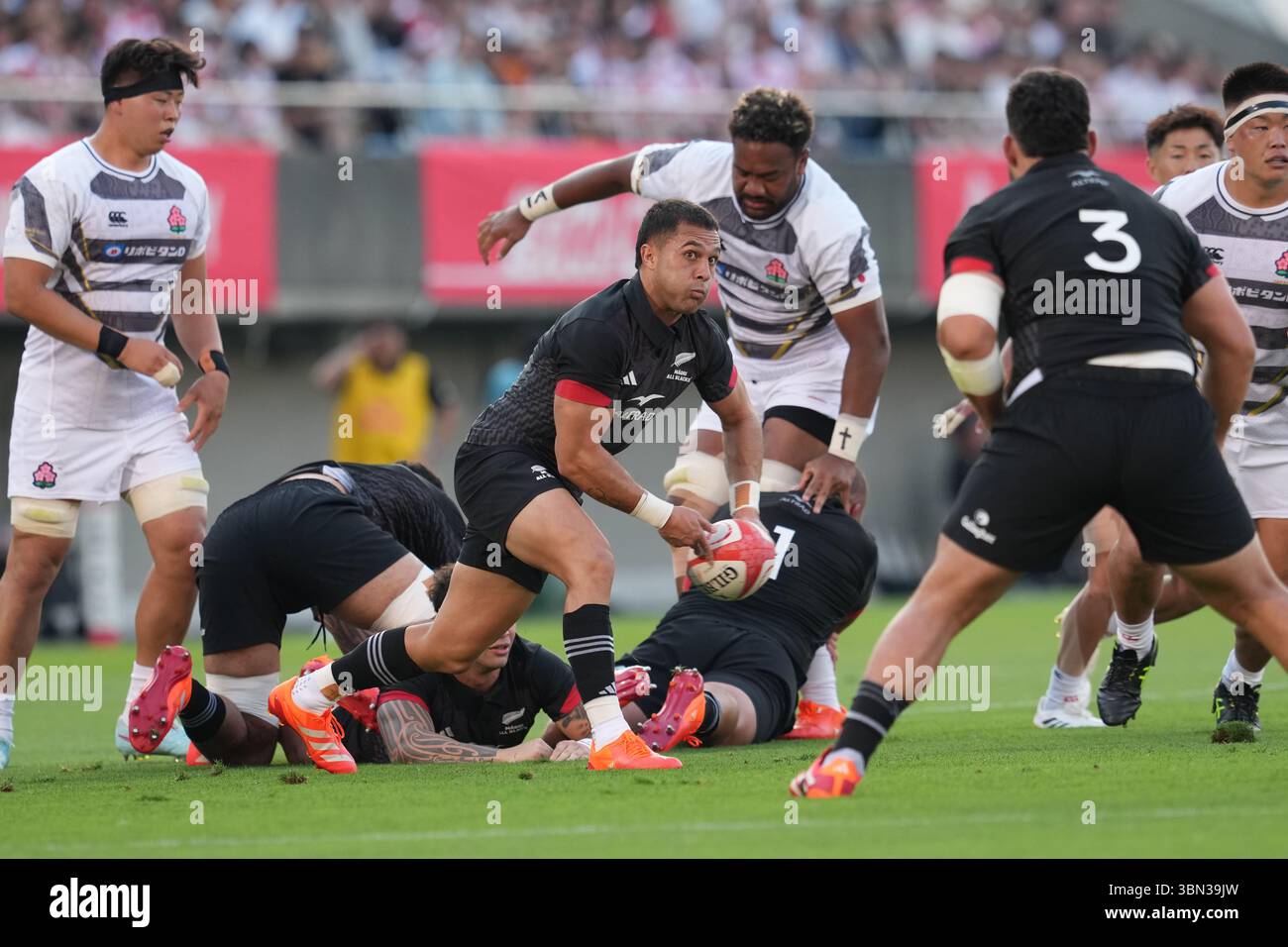 Maori All Blacks' Sam Nock during the Lipovitan D Challenge Cup 2025 ...