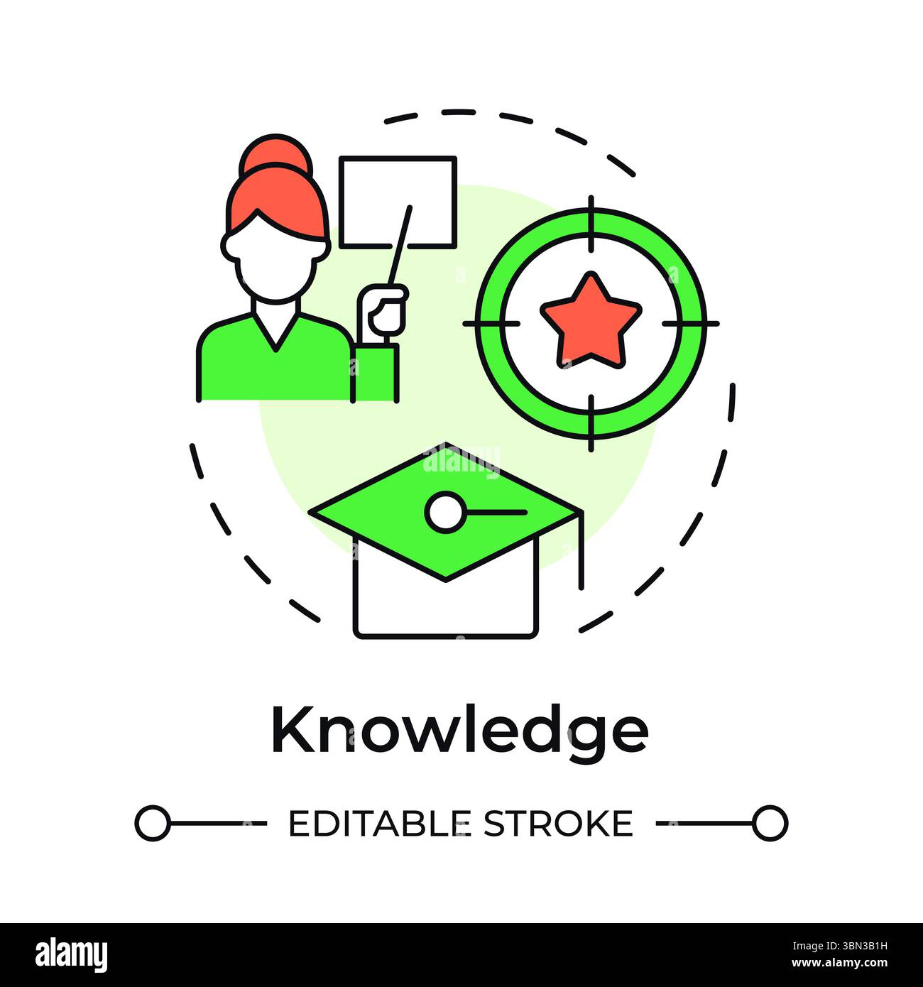 Knowledge multi color concept icon Stock Vector Image & Art - Alamy