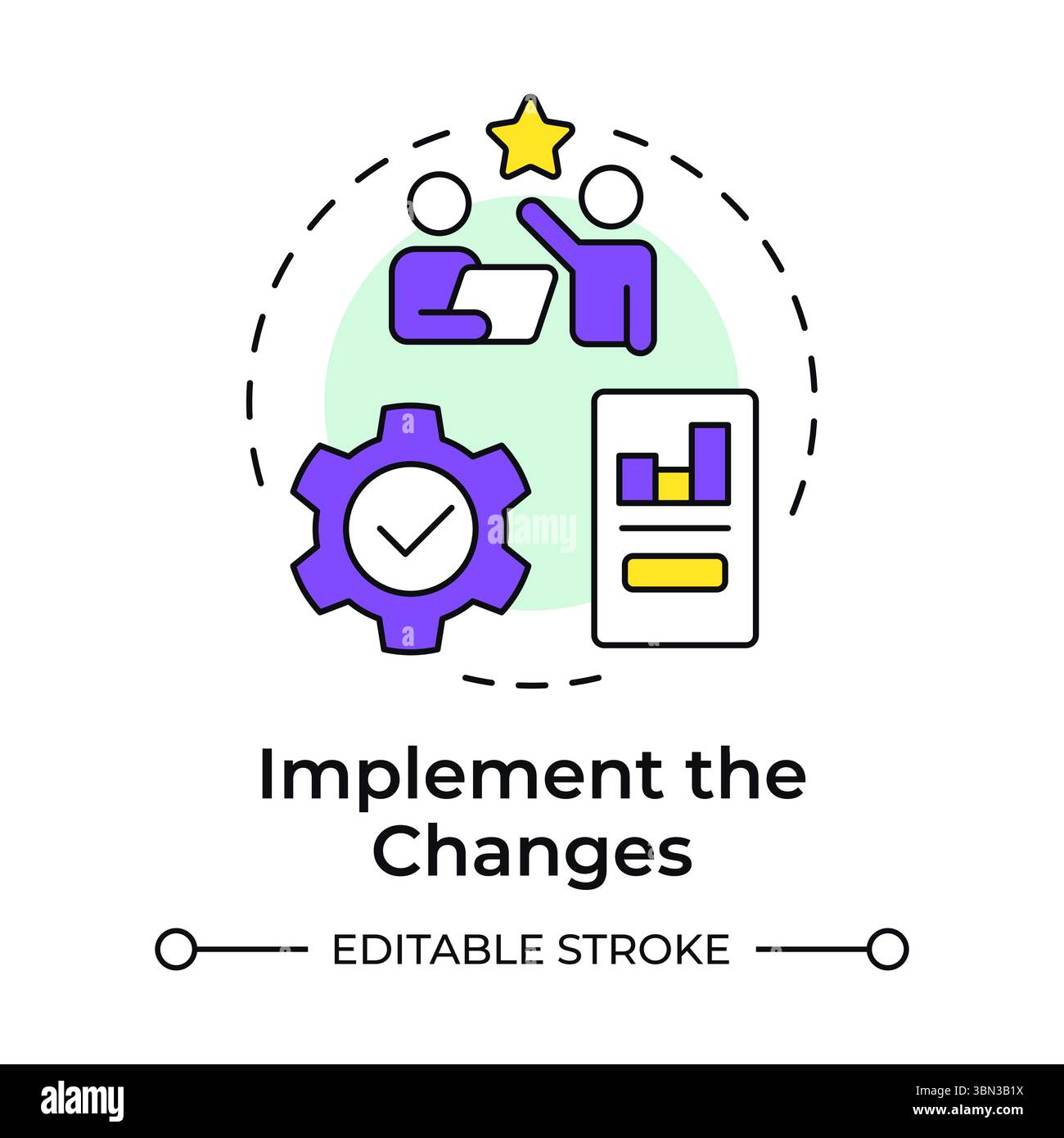 Change of roles Stock Vector Images - Alamy