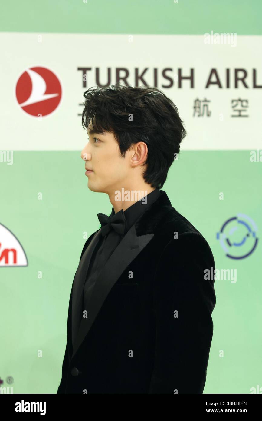 Chinese actor Leo Wu attends the 30th Shanghai Television Festival ...