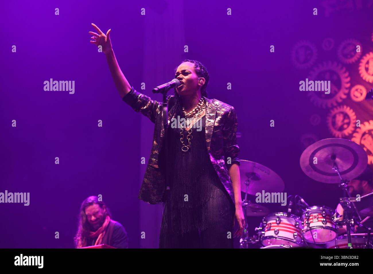 LONDON, ENGLAND - DECEMBER 21: Angela Ricci of ‘The Brand New Heavies ...
