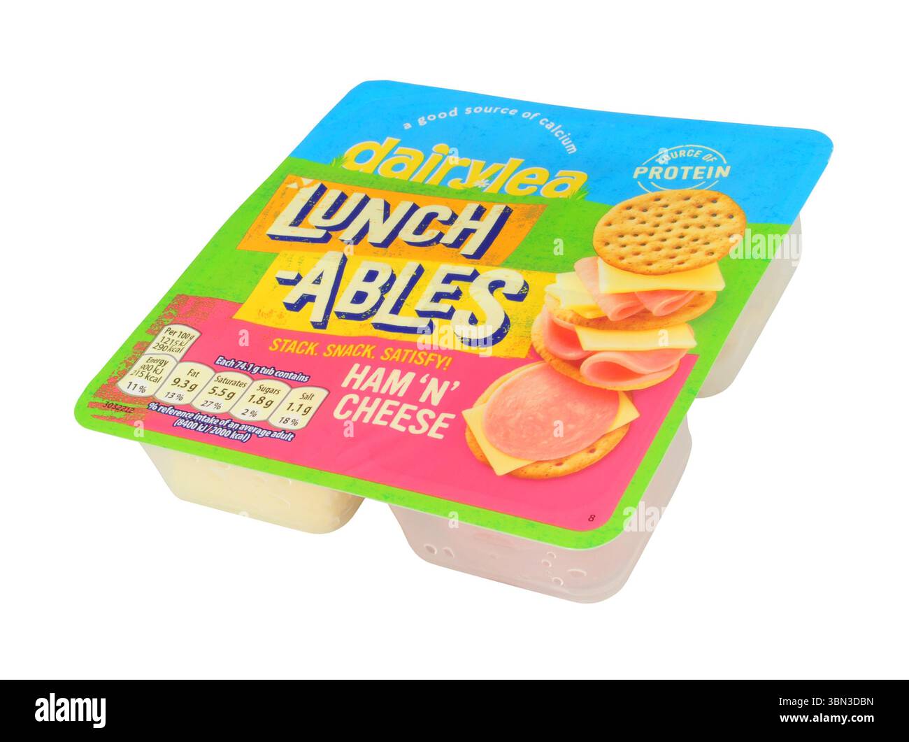 Dairylea lunchables ham and cheese flavour snack pack Stock Photo - Alamy