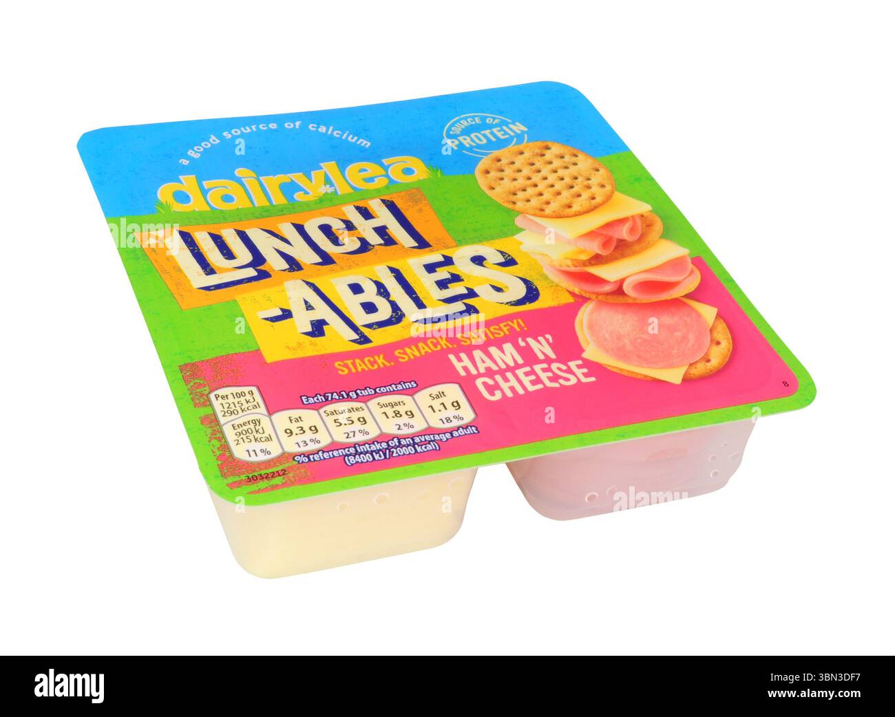 Dairylea lunchables ham and cheese flavour snack pack Stock Photo - Alamy