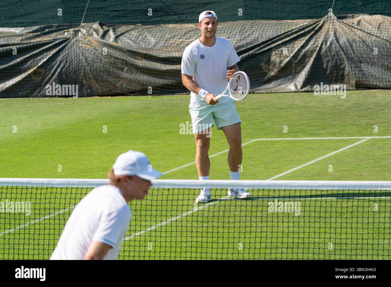 LONDON, ENGLAND - JUNE 29: Tallon Griekspoor, practice session during ...