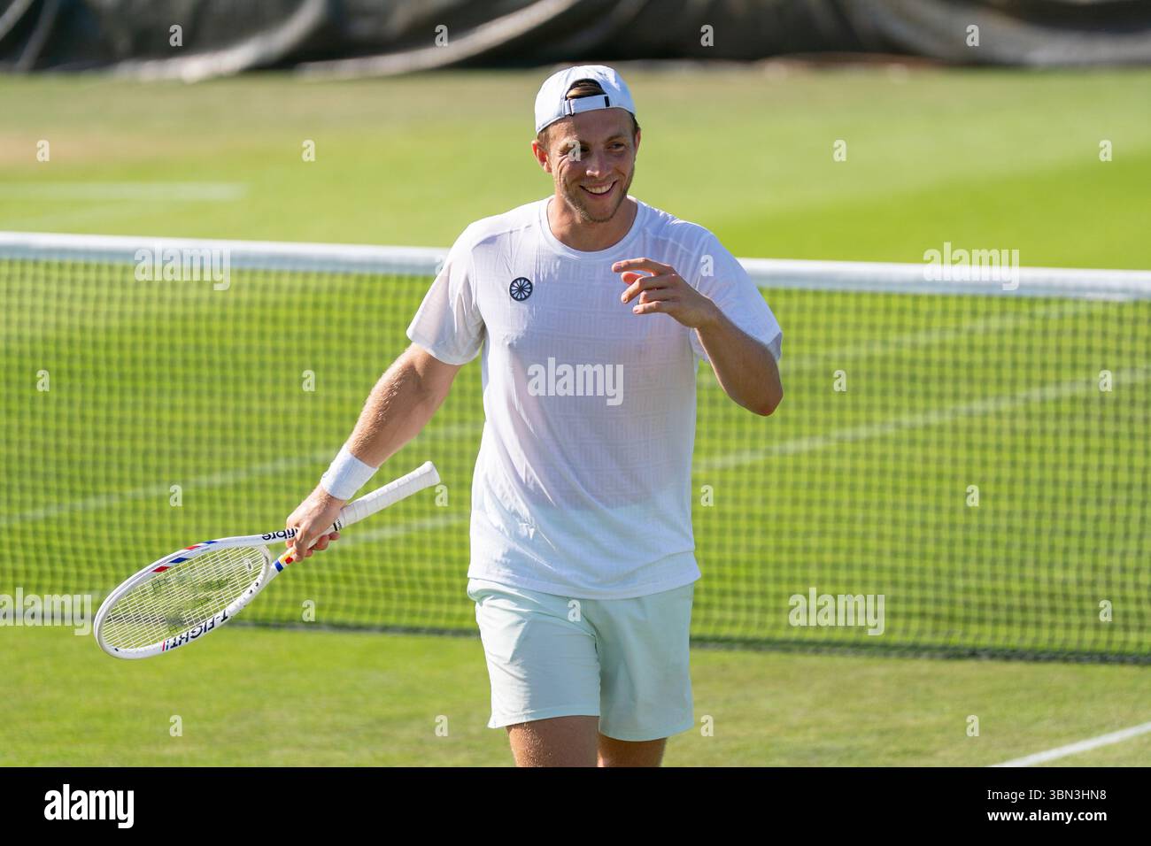 LONDON, ENGLAND - JUNE 29: Tallon Griekspoor, practice session during ...