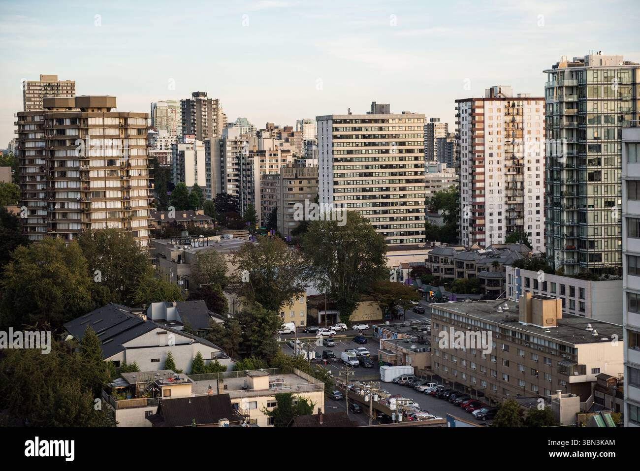 Top view modern commercial buildings hi-res stock photography and ...
