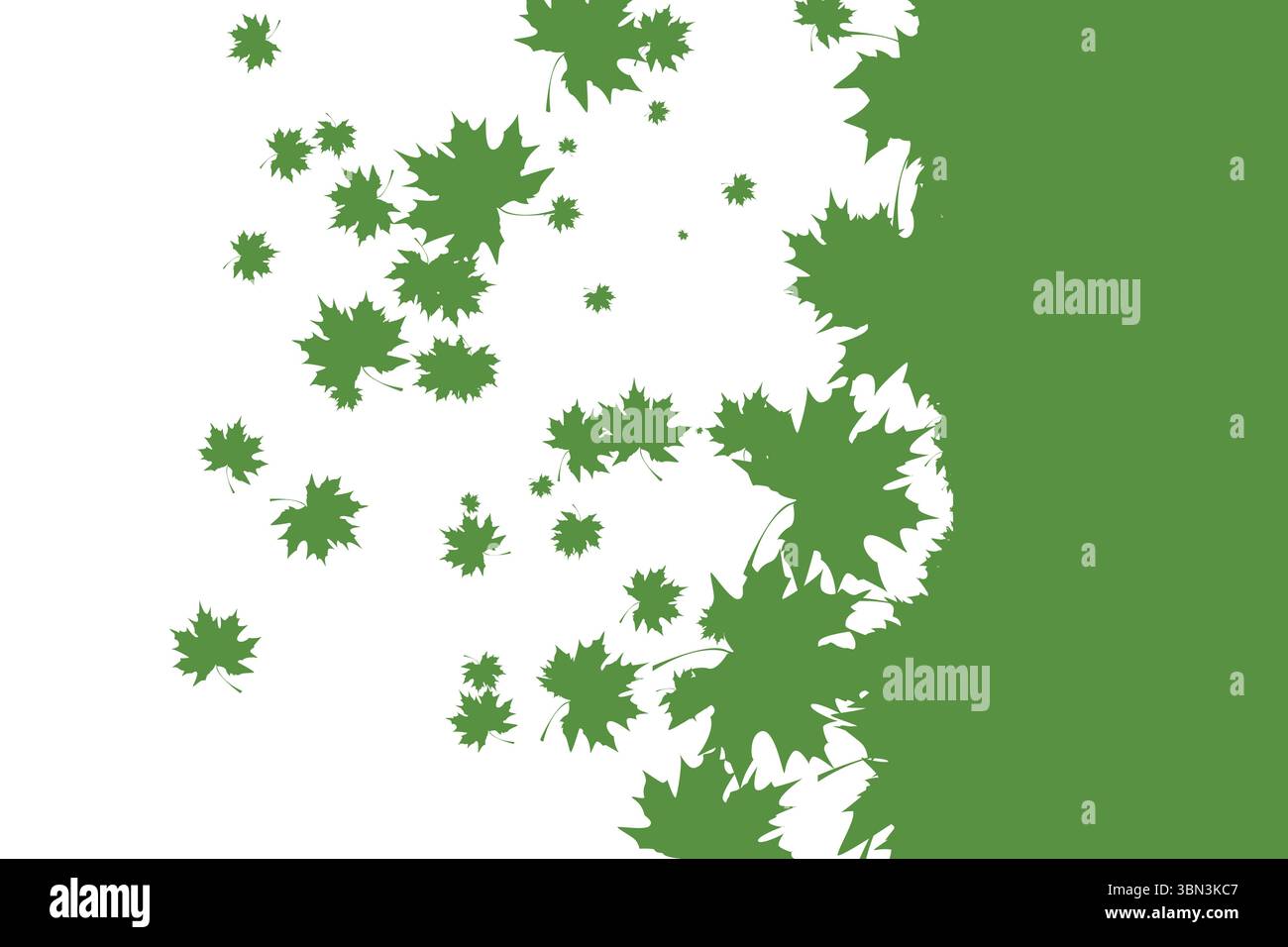 Simple botanical leaf pattern hi-res stock photography and images - Alamy