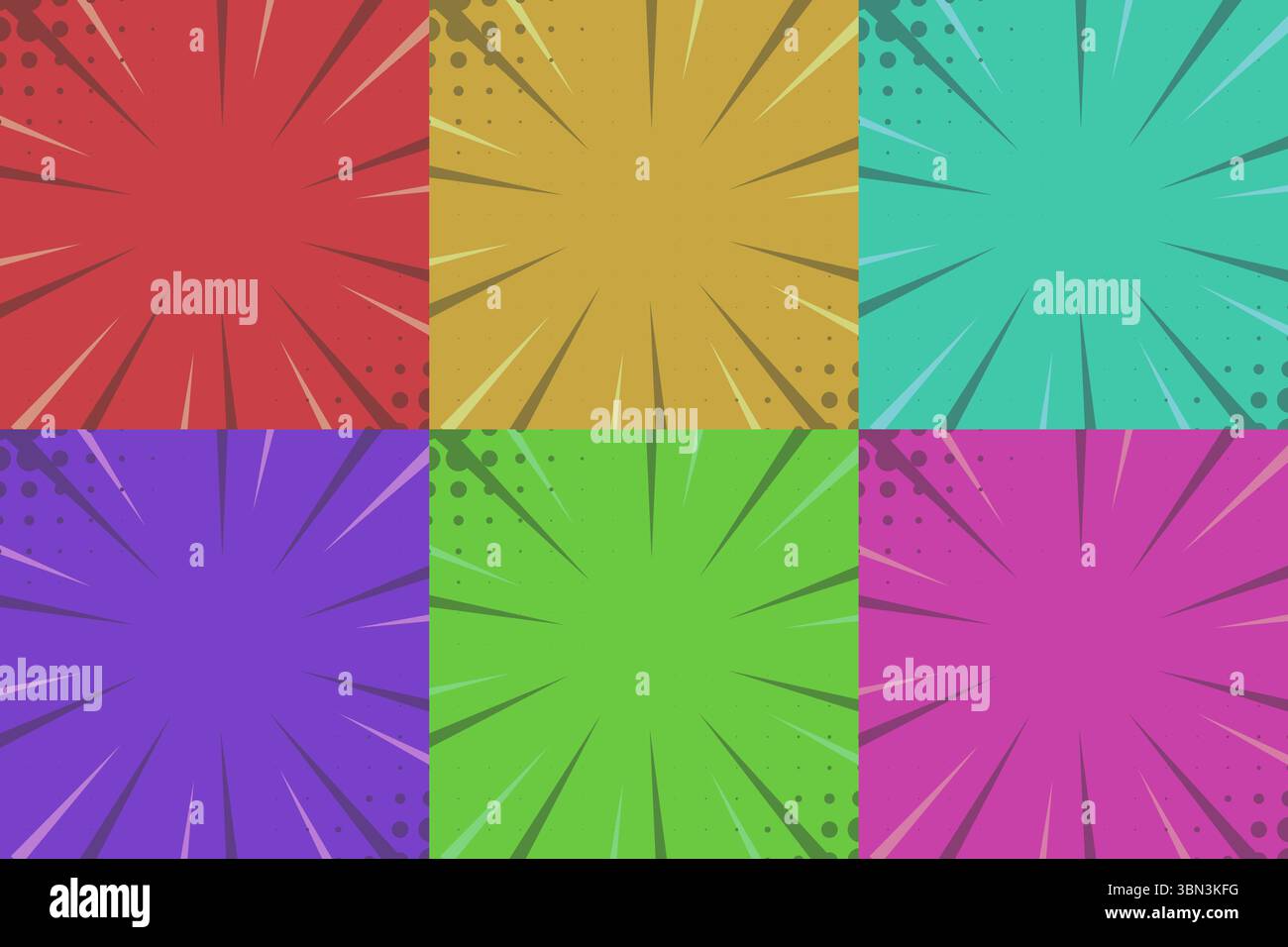 Playful burst of color Stock Vector Images - Alamy