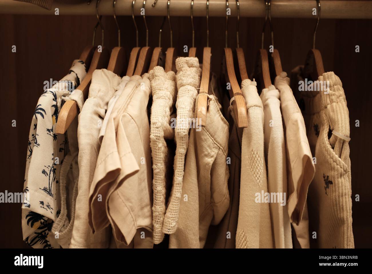 Baby in neutral colored hi-res stock photography and images - Alamy