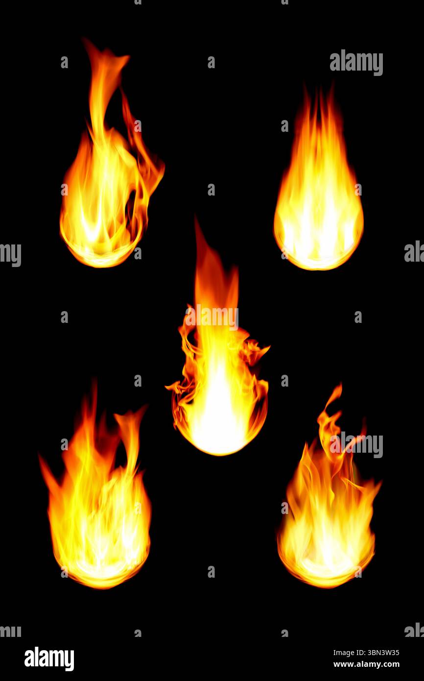 Explosion yellow red firework balls hi-res stock photography and images ...