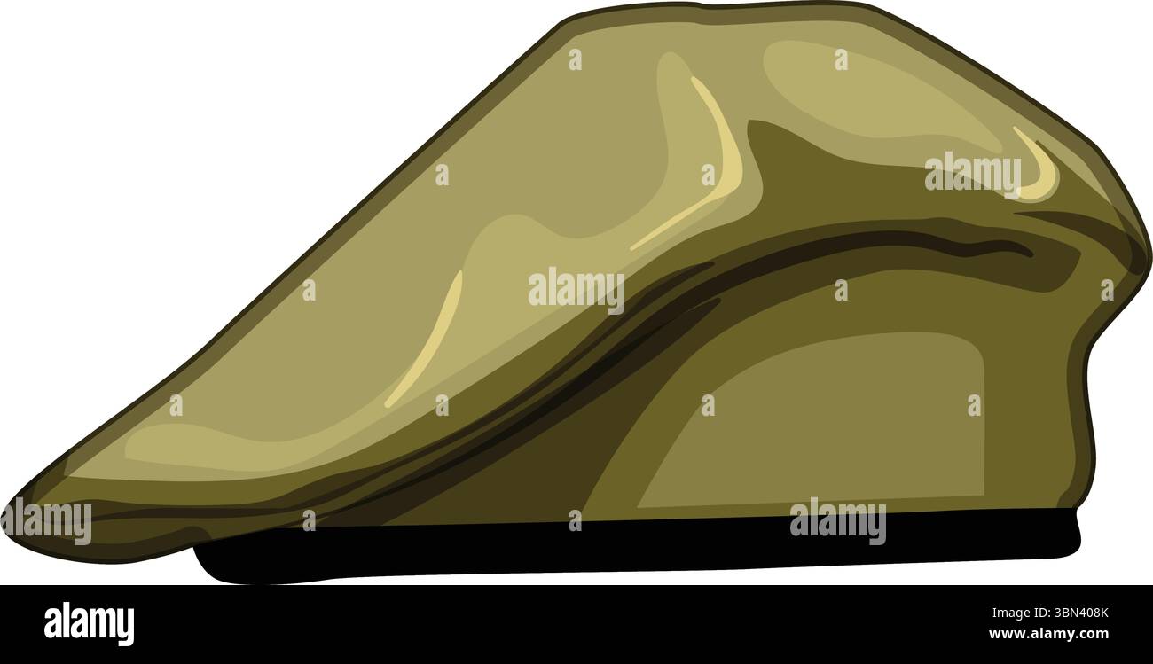 soldier beret hat military cartoon vector illustration Stock Vector ...