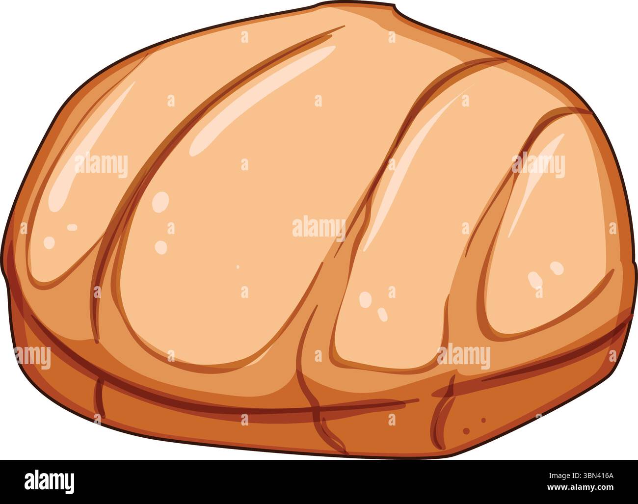 sugar biscuit cookie cartoon vector illustration Stock Vector Image ...