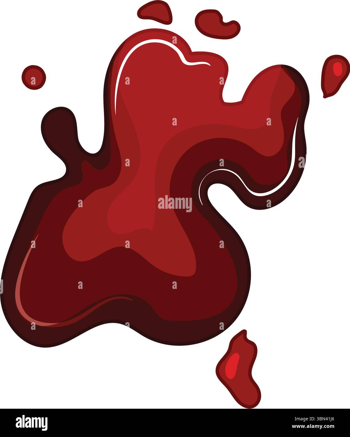 detection blood stain cartoon vector illustration Stock Vector Image ...