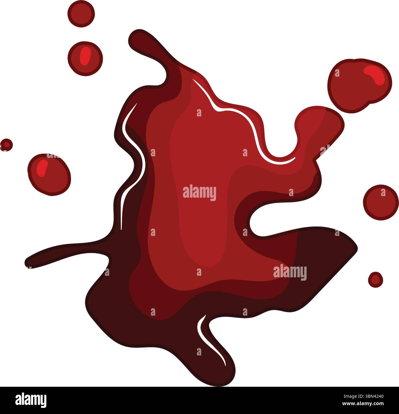 analysis blood stain cartoon vector illustration Stock Vector Image ...