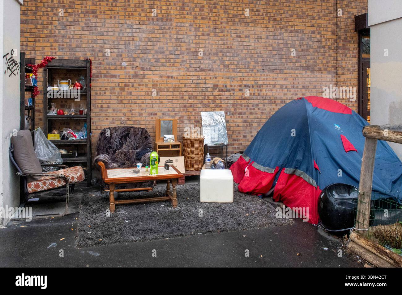 France. Paris, France. Belleville district. 20th arrondissement ...