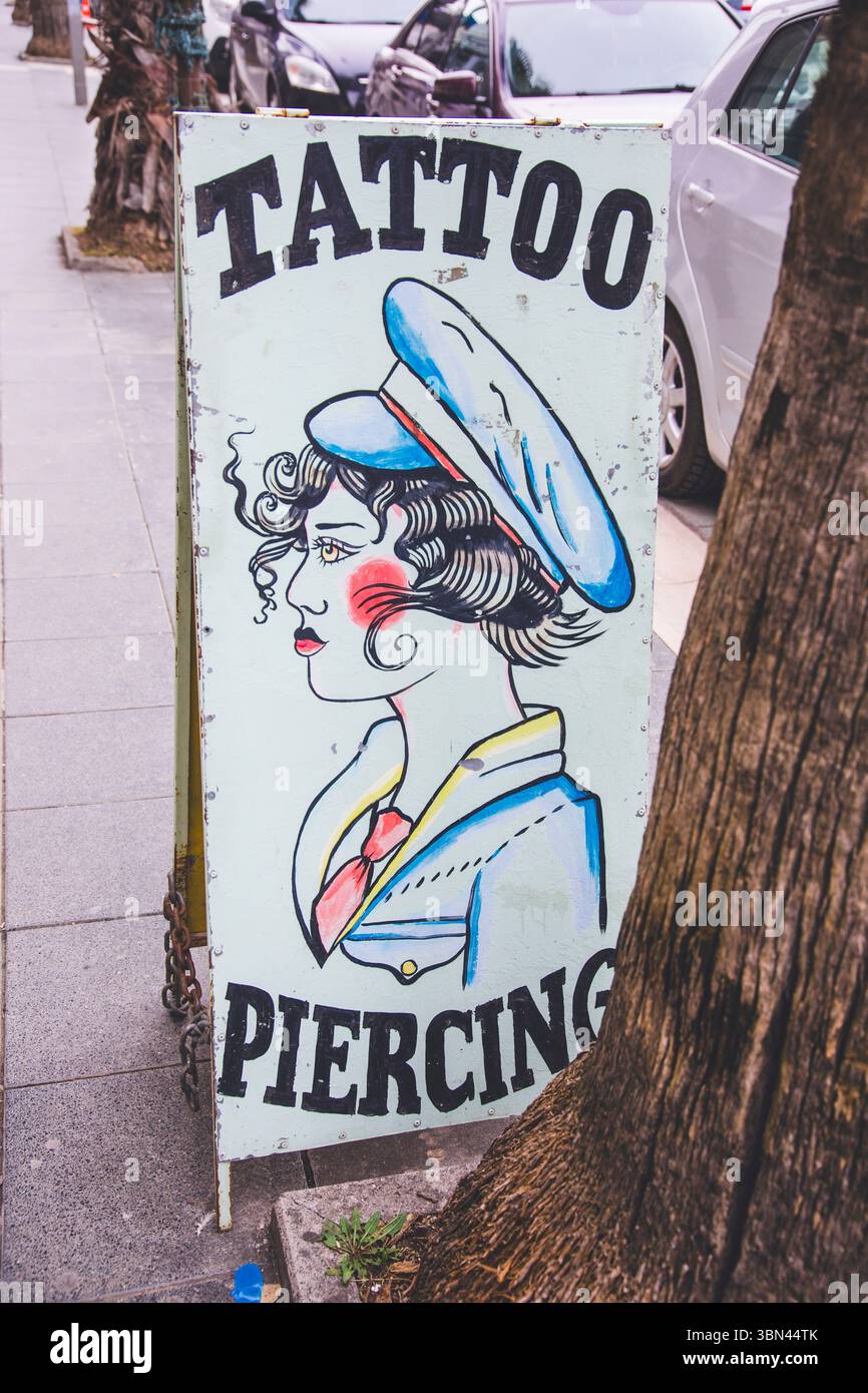 Tattoo store sign hi-res stock photography and images - Alamy