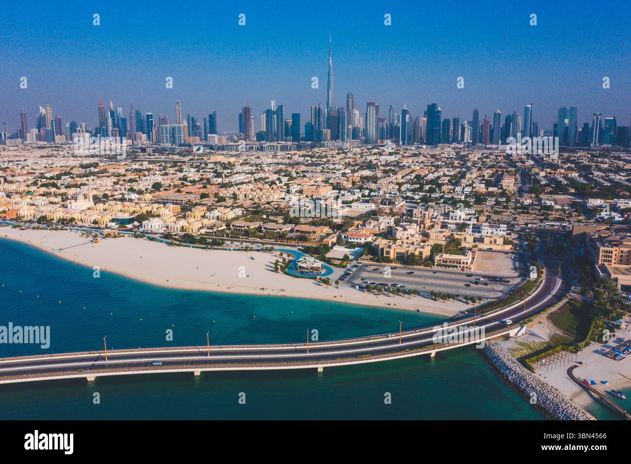 Middle East, United Arab Emirates, Dubai, Jumeirah Public Beach Stock ...