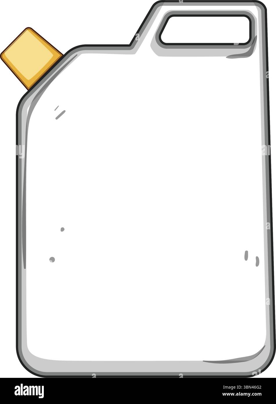 airtight canister plastic cartoon vector illustration Stock Vector ...