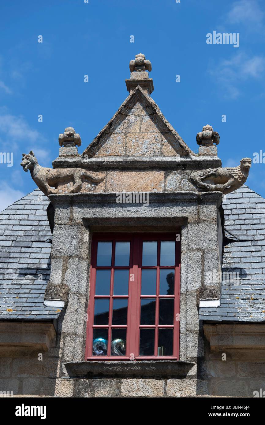 France. Brittany. Finistere. Landerneau. Skylight of the former Le ...