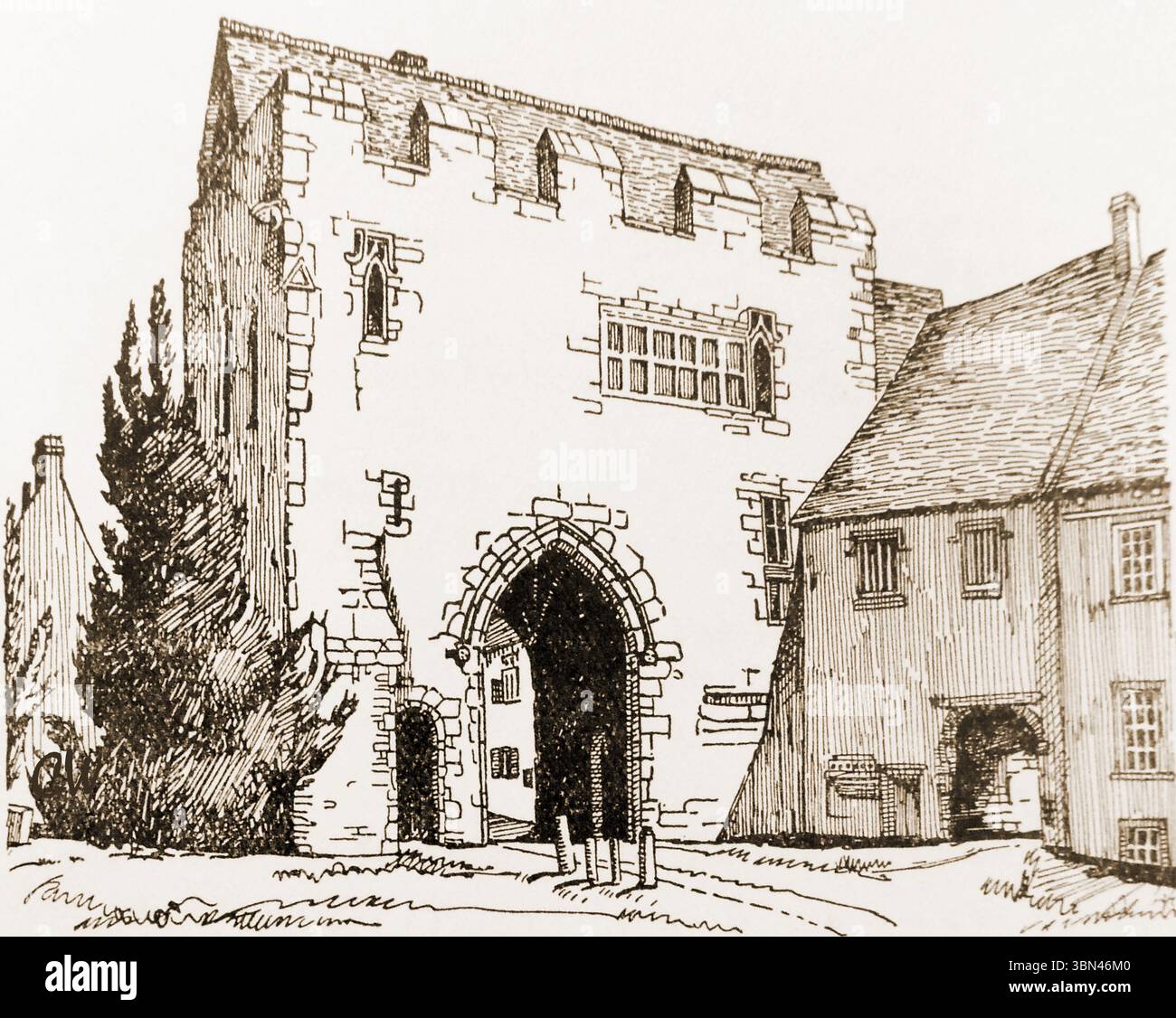 Old city gates of lincoln city hi-res stock photography and images - Alamy