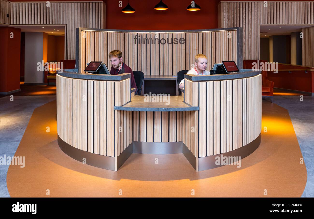 Cinema staff interior hi-res stock photography and images - Alamy