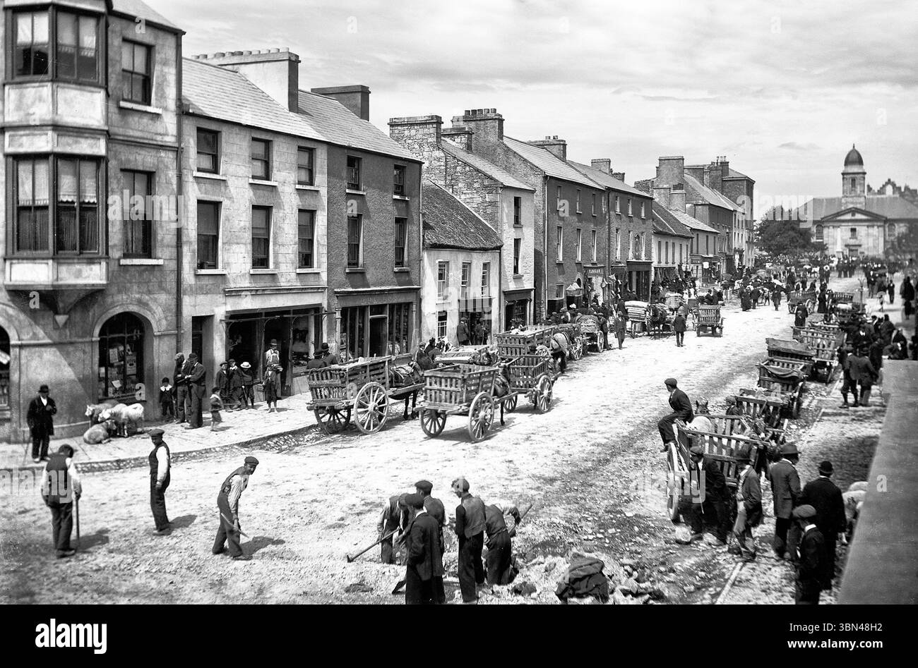 Horses sale Black and White Stock Photos & Images - Alamy