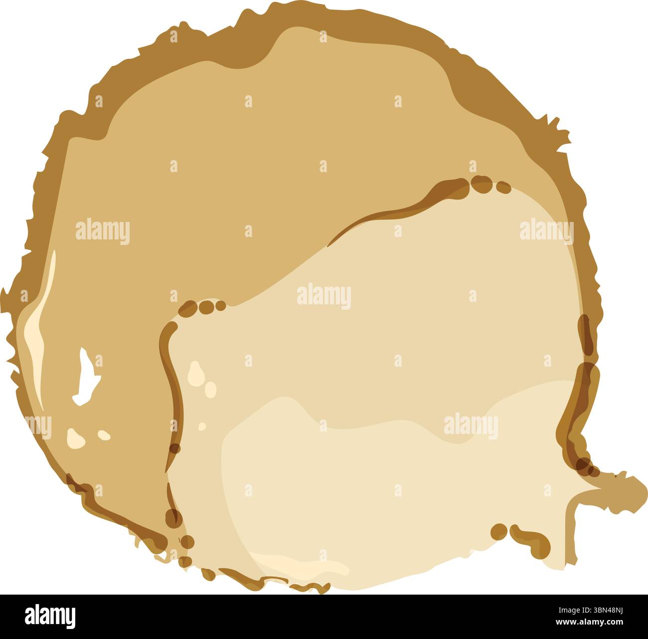 carpet coffee stain cartoon vector illustration Stock Vector Image ...