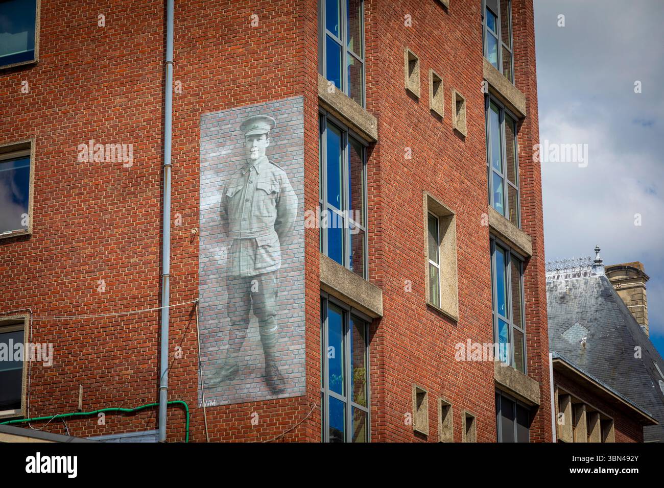 France, Hauts-de-France, Picardie, Somme, Amiens. Portrait of WWI ...