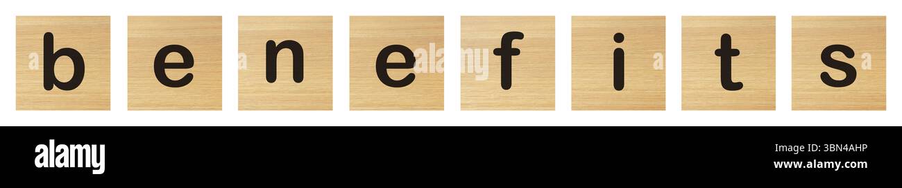 Wooden blocks symbol job Cut Out Stock Images & Pictures - Alamy
