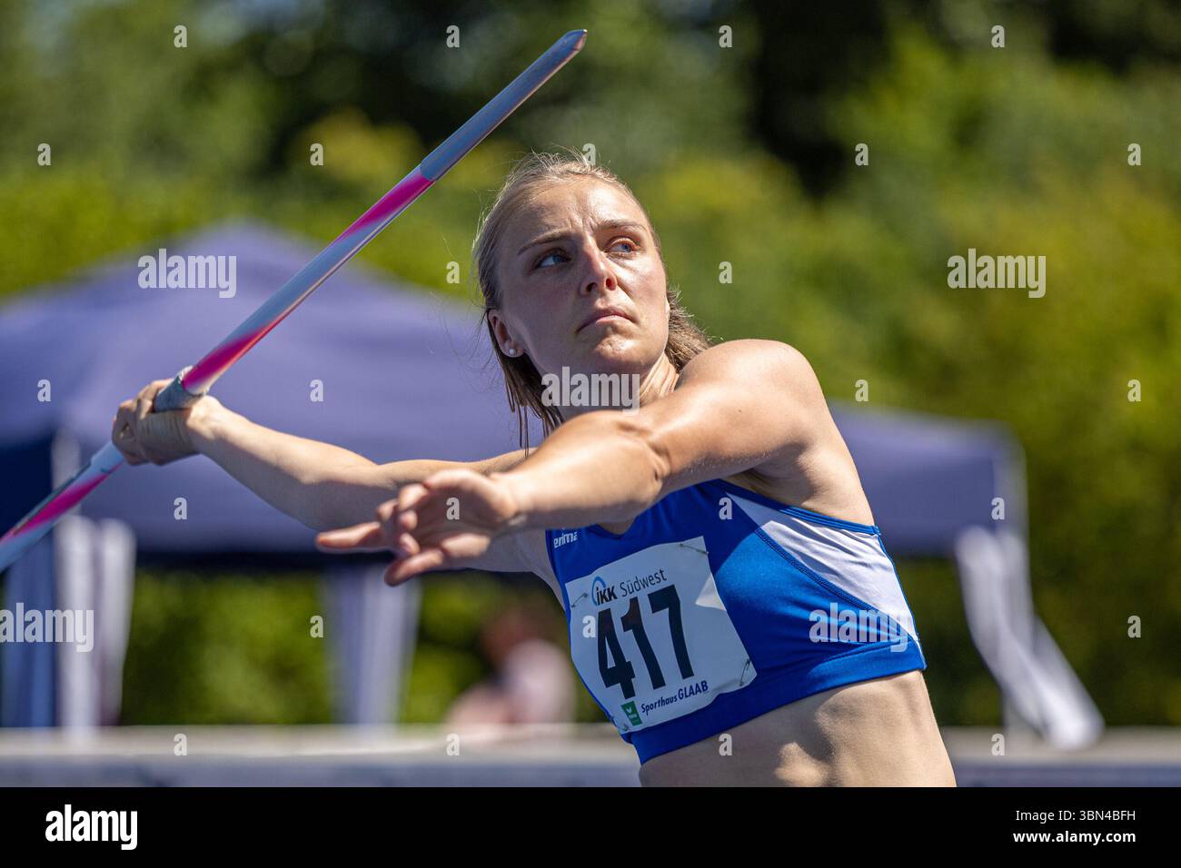 St. Wendel, Deutschland. 29th June, 2025. Rebecca Zweigle (LG Neckar-Erms-Aich); S?ddeutsche ...