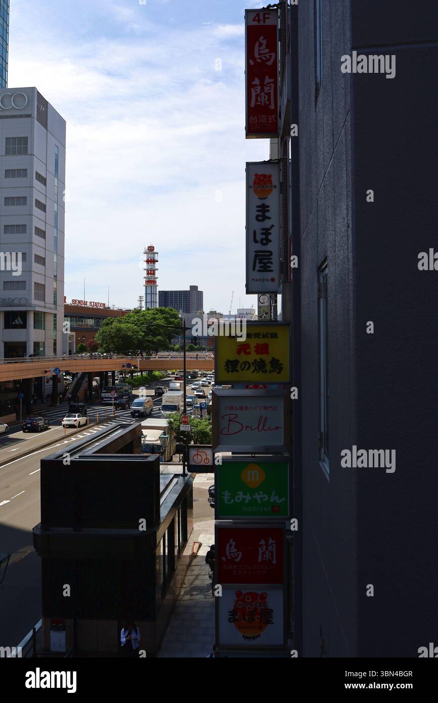 June 28, 2025, Sendai, Miyagi Prefecture, Japan.Scenery of the area ...