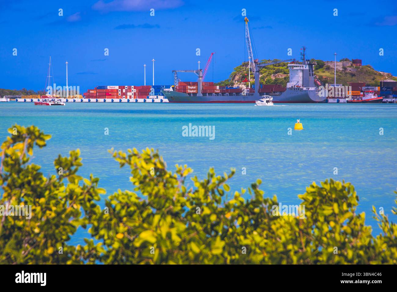 Antigua and Barbuda, West Indies, Antigua Island. St John's, the ...