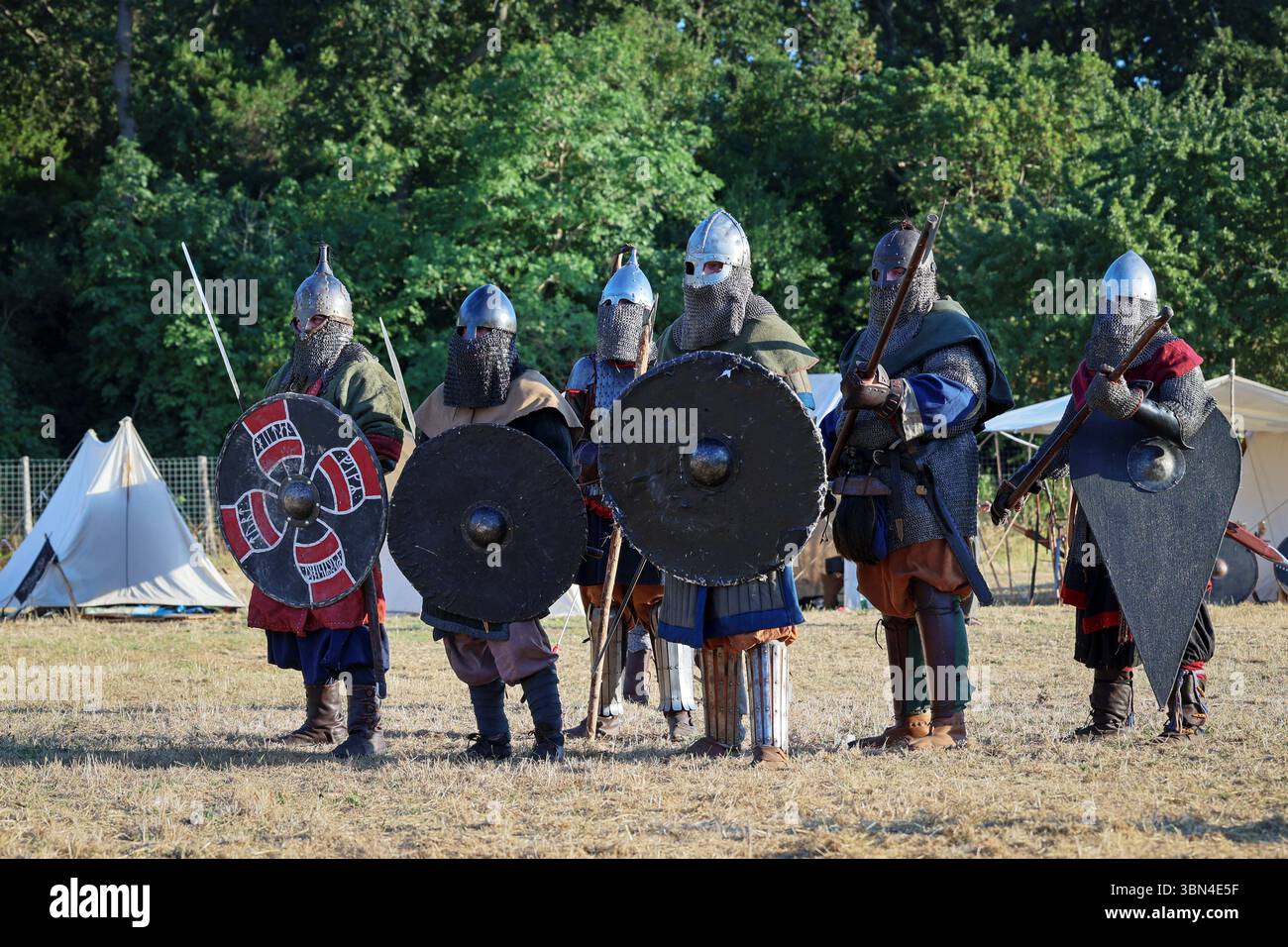 Ladispoli (RM), Italy - June 28, 2025: The Drakkar Viking Fest is a ...