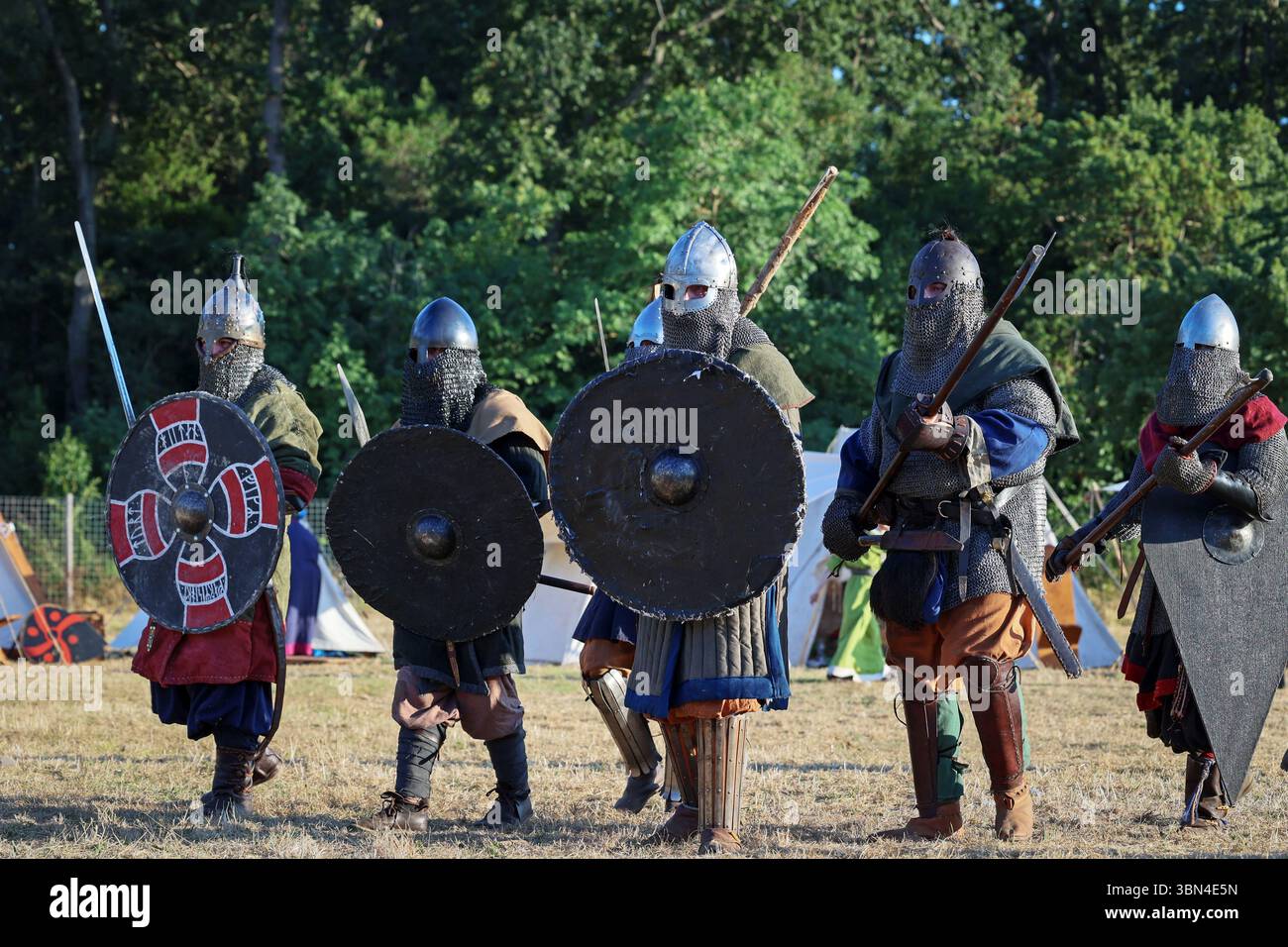 Ladispoli (RM), Italy - June 28, 2025: The Drakkar Viking Fest is a ...