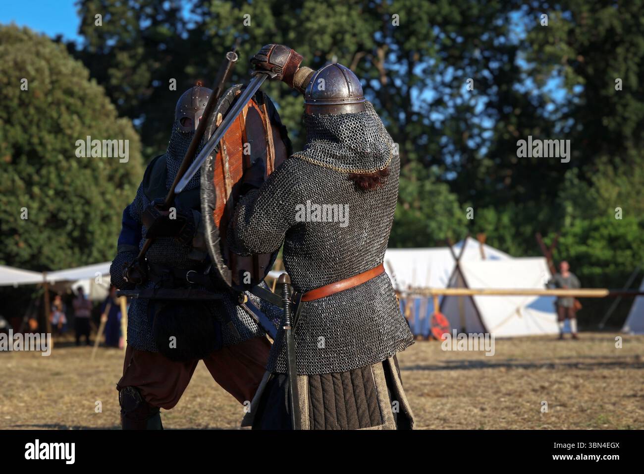 Ladispoli (RM), Italy - June 28, 2025: The Drakkar Viking Fest is a ...