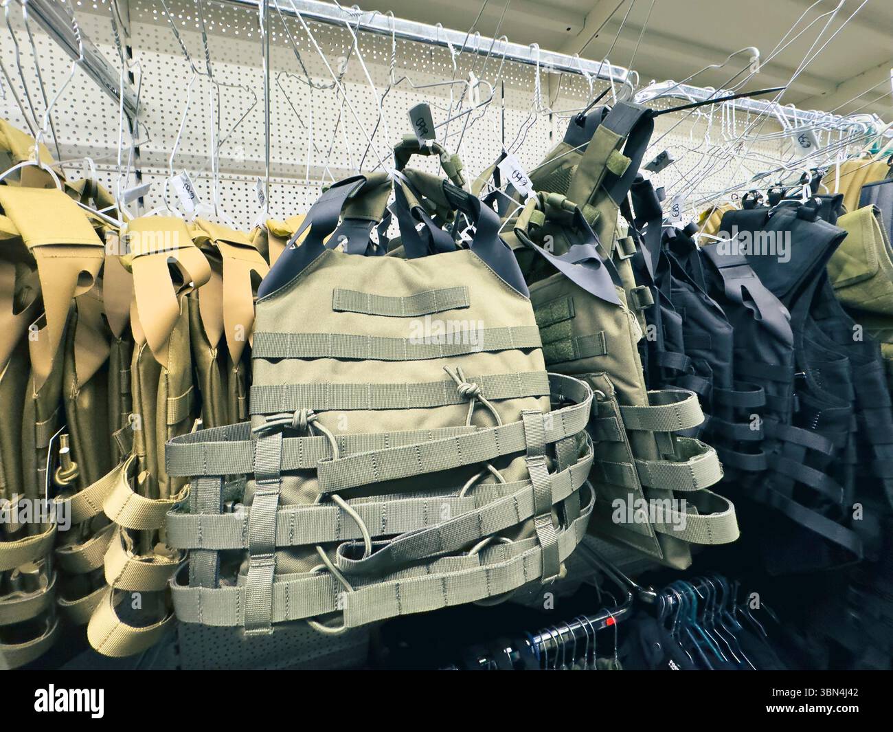 Department of a military surplus store and American stock Stock Photo ...